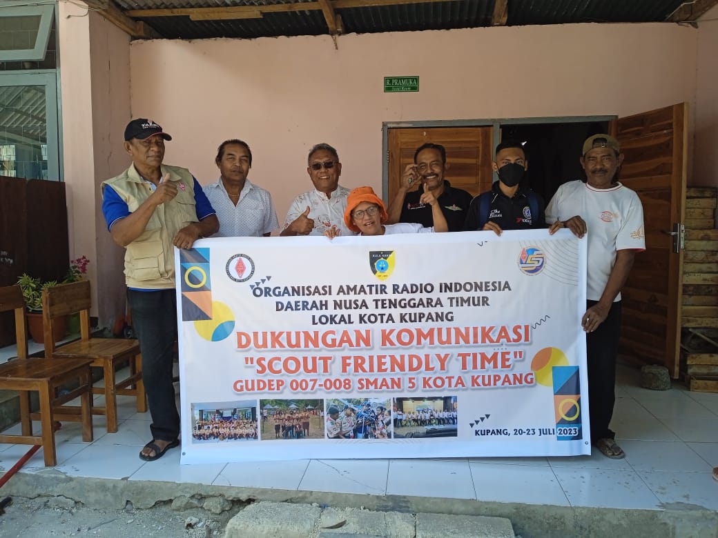 ORARI Lokal Kota Kupang Melaksanakan Dukom Kegiatan Scout Friendly Time 2023 - ORARI