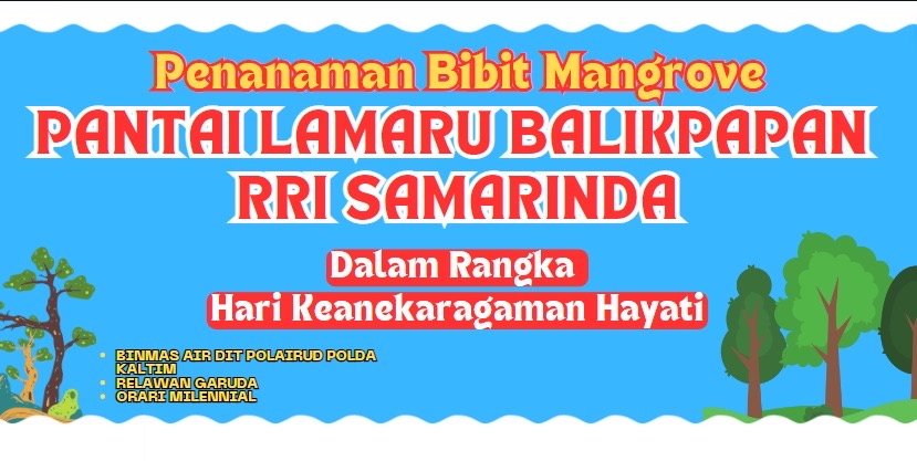 Penanaman Bibit Mangrove RRI Samarinda Bersama ORARI Milenial - ORARI
