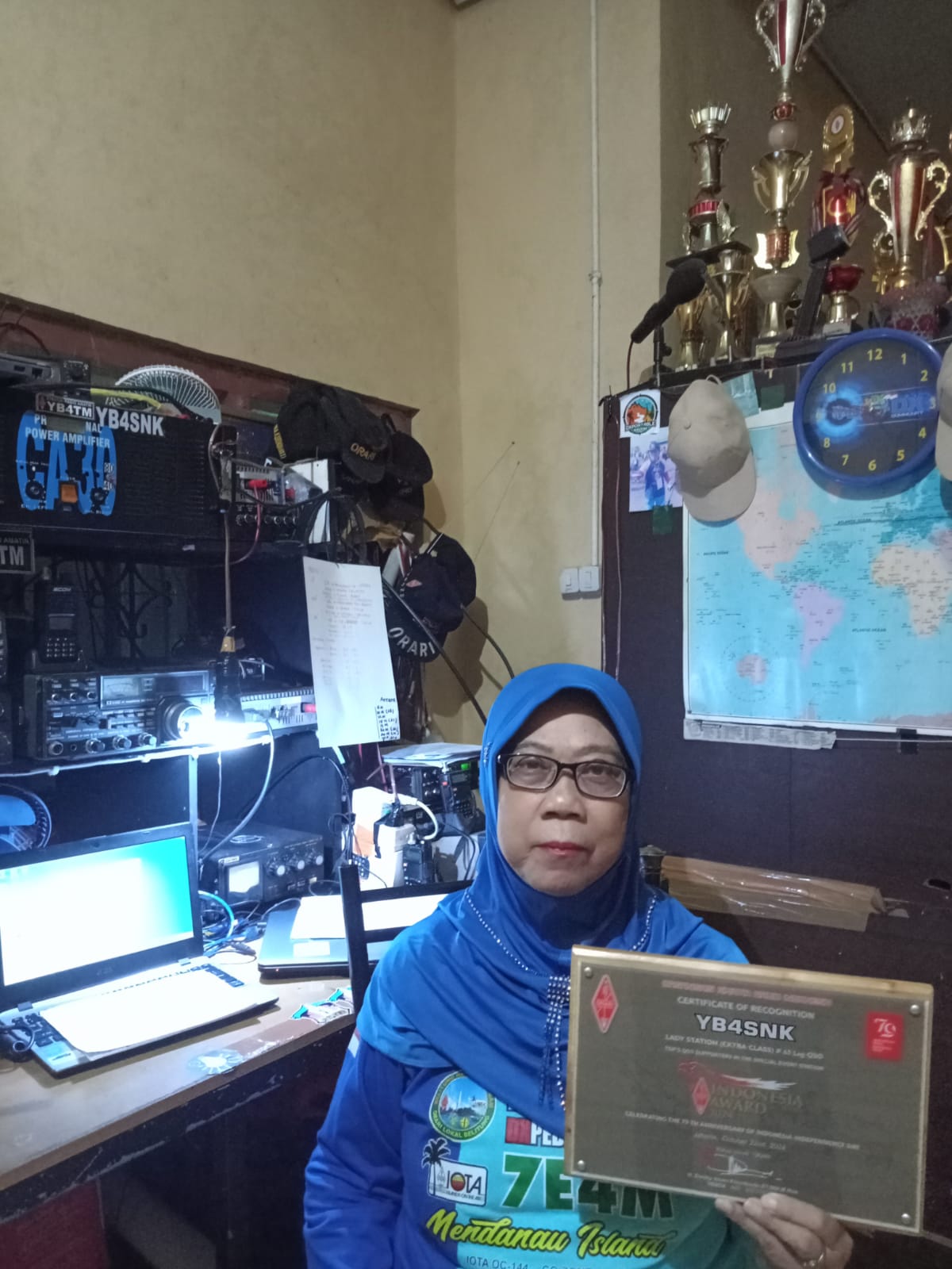 Testimoni YB4SNK Pemenang Indonesia Award 2024 Katagori YL Stasiun ...